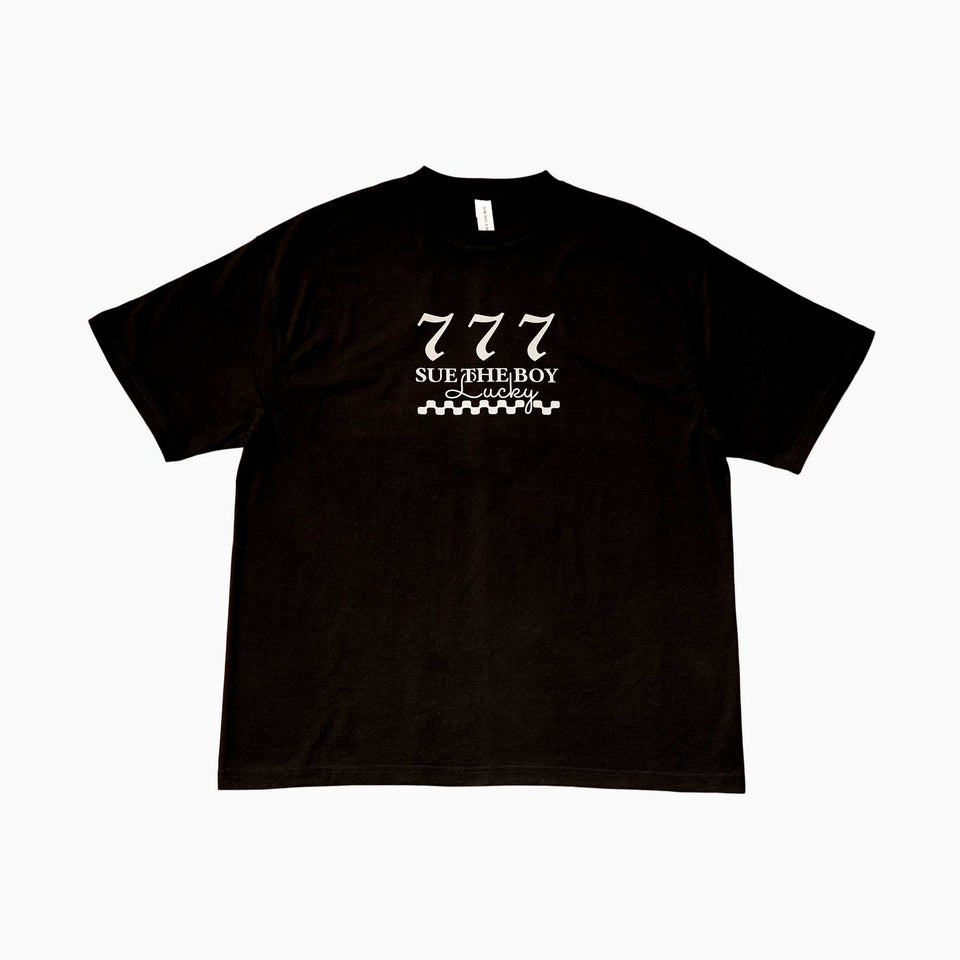 Lucky 777 T-Shirt | Black | Sue The Boy – Sue the Boy