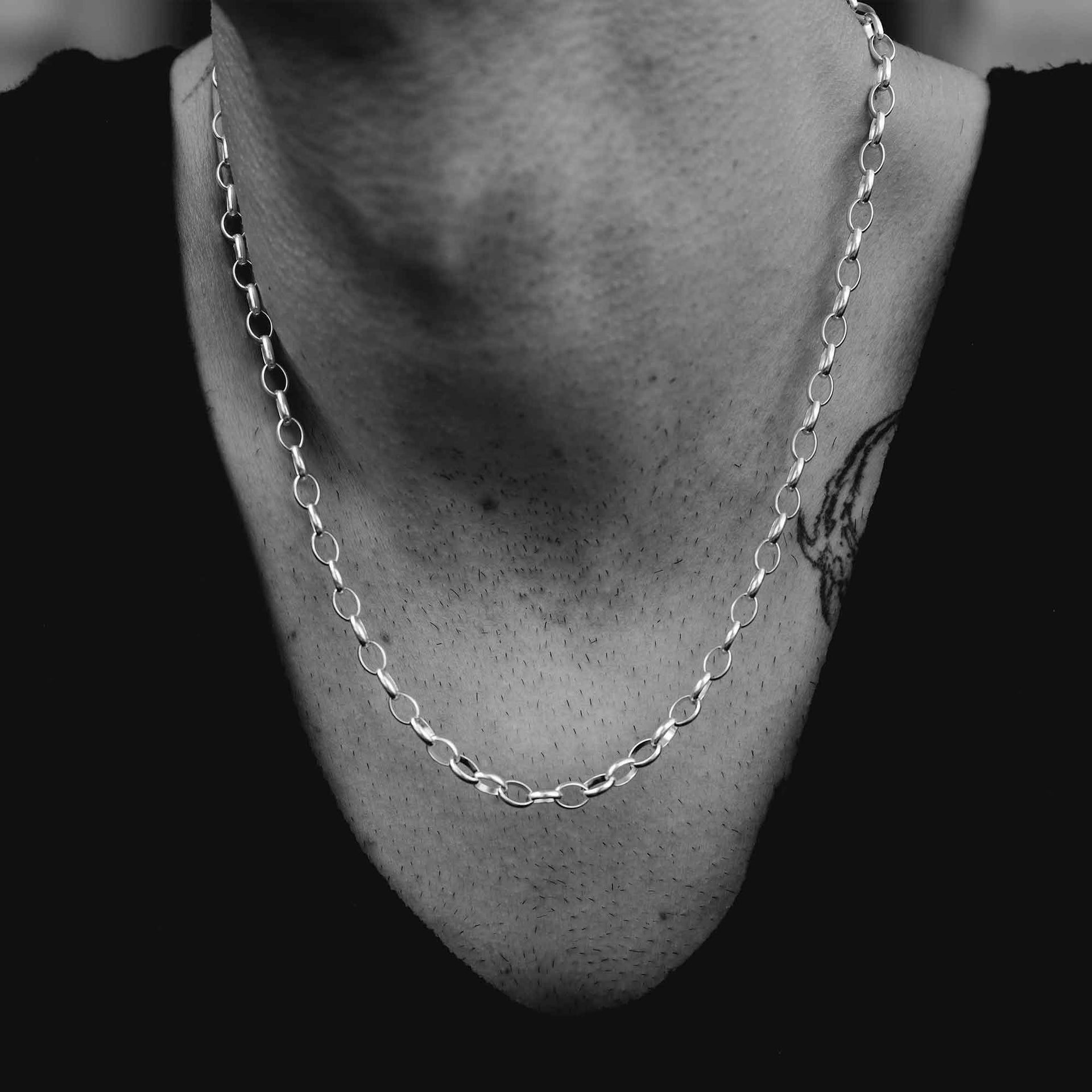 Rollo Oval Chain Necklace | 925 Silver | Sue The Boy Jewellery – Sue ...