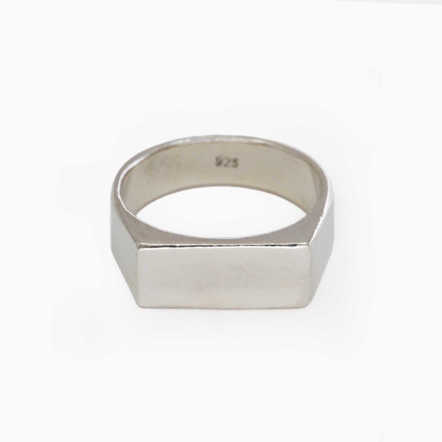 Wide Rectangle Signet Ring | 925 Silver | Sue The Boy Jewellery – Sue the Boy